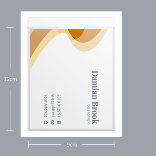 10PCS Self-Adhesive Plastic Pockets Holders Label Stickers for ...