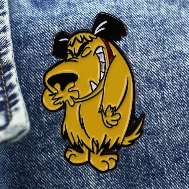MUTTLEY DOG Enamel Pin 1960's Hanna-Barbera Wacky Races Sidekick ...