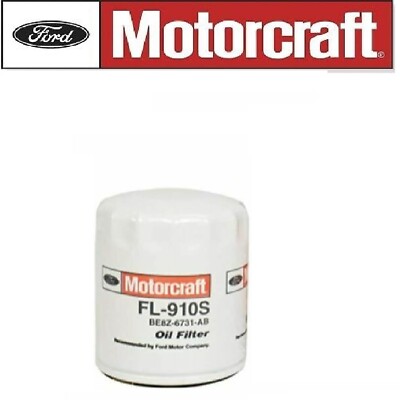 Genuine Ford OEM Motorcraft Engine Oil Filter FL910S BE8Z6731AB 1PC NEW ...