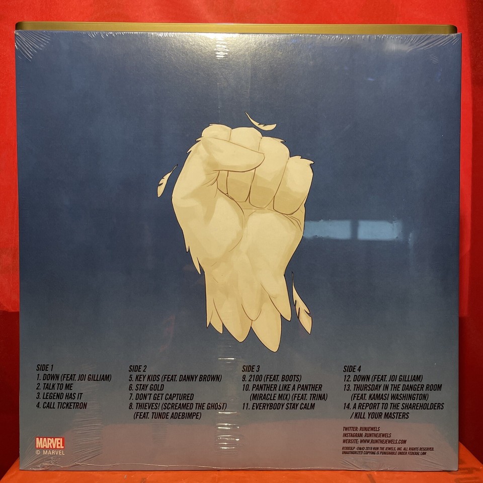 Run The Jewels Stay Gold Jewel Box LP Vinyl Box Set RTJ Marvel Comics ...