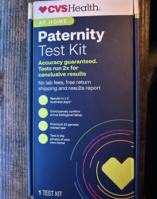 NEW SEALED CVS Paternity Test Includes Kit No Lab Fees FAST FREE ...