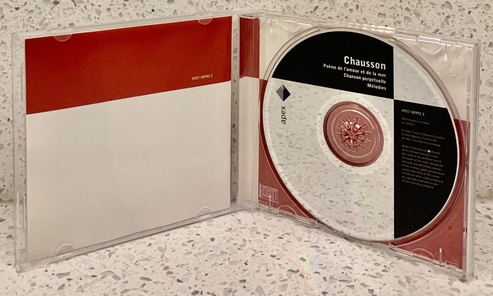 CHAUSSON Poeme de l'amour et de la mer (CD, Apex) JESSYE NORMAN ...