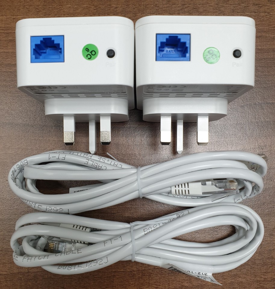 Tenda PH3 (Twin pack) Gigabit Powerline Adapter Kit 1000 Mbps ...