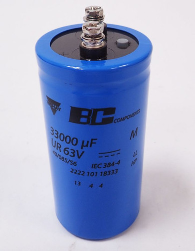VISHAY / BC COMPONENTS ALUMINUM CAPACITOR, 33000uF 63V, NOS | eBay