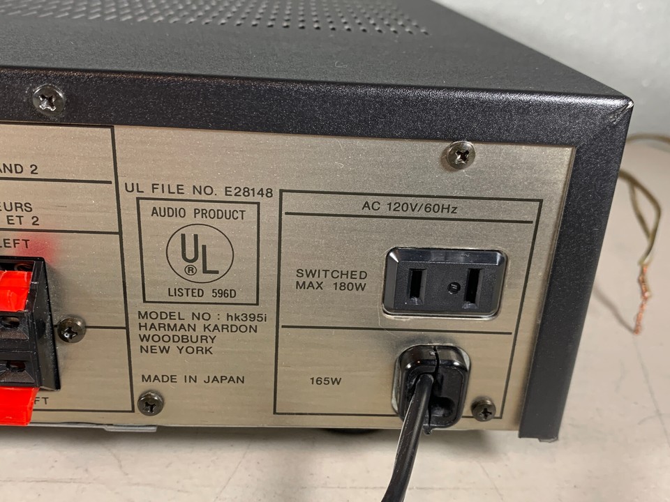 Tested Works 1986/87 Harman Kardon hk395i Digital Synthesized Stereo ...