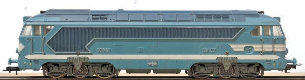 Fleischmann BR 68001 SNCF Echelle HO Locomotive Diesel - Bleue (1386 ...