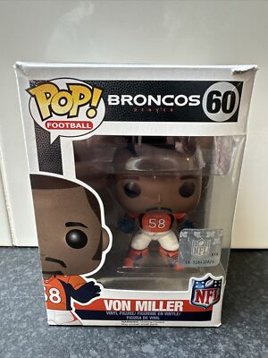 Funko POP! NFL Football- Broncos Denver Von Miller Vinyl Pop Figure #60 ...