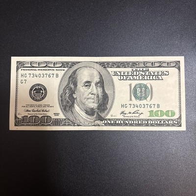 $100 Bill (One Hundred Dollar Bill) – Circulated- 2006 - Nice US ...