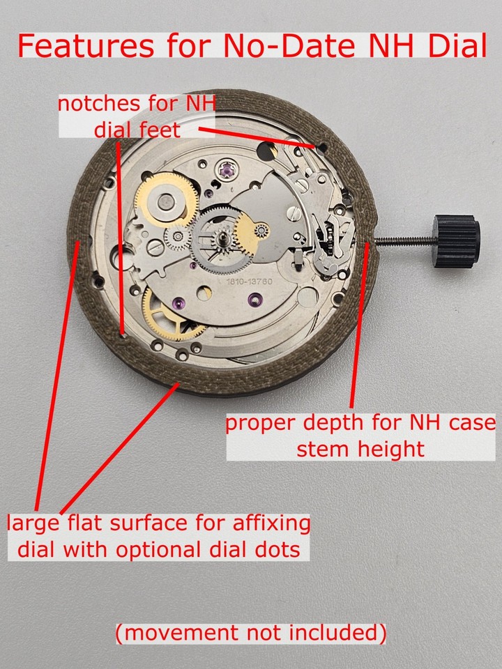 ETA 2824 to NH35 case adapter kit (for ETA or No-Date Seiko dial) | eBay