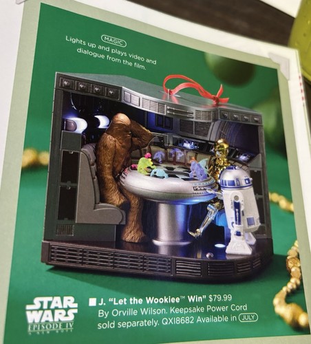 2025 Hallmark Let The Wookiee Win Star Wars Ornament Brand New HTF | eBay