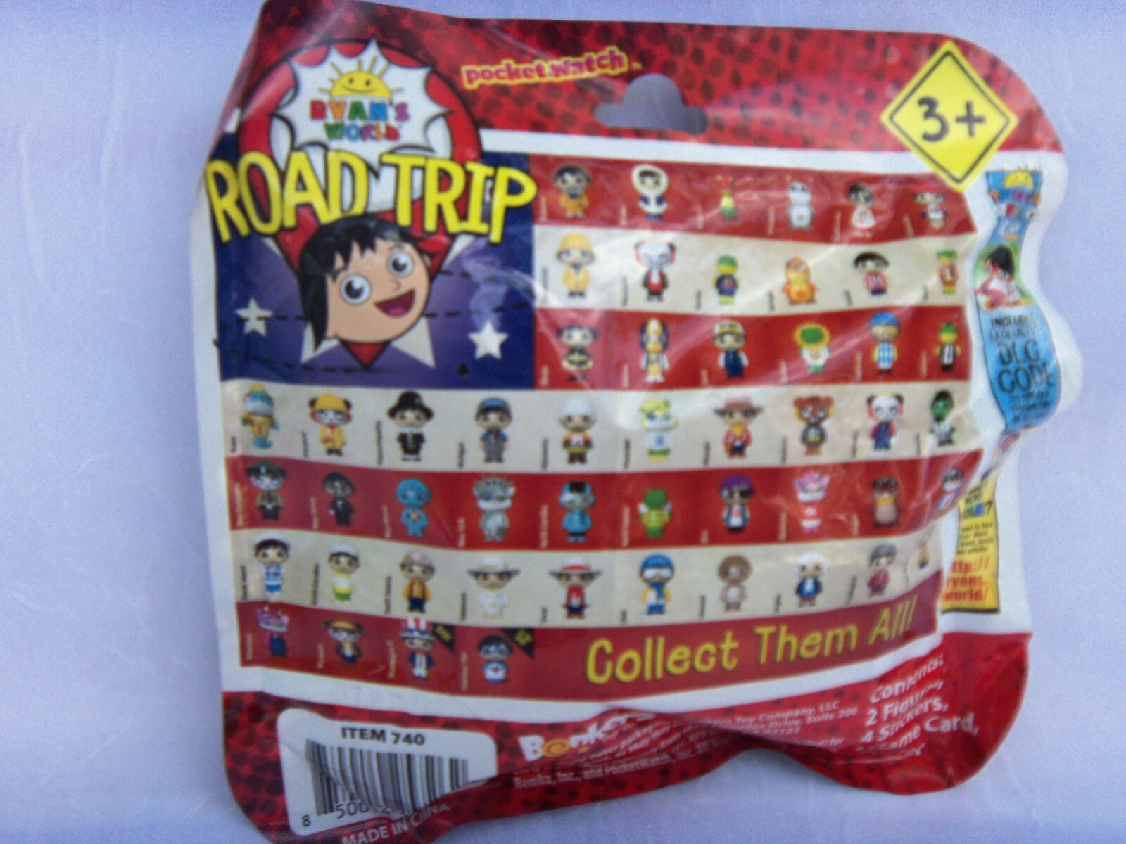 RYAN'S WORLD ROAD TRIP MYSTERY MICRO FIGURE 2-PACK with DLC CODE NEW | eBay