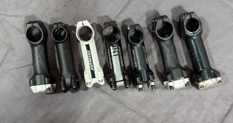 (7) Specialized Aluminum Bicycle Stems for 1-1/8" Steerer Tubes 31.8mm ...