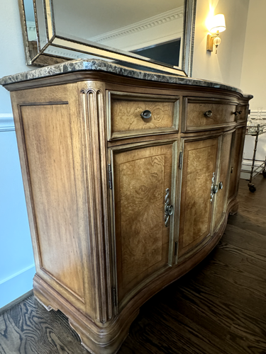 Thomasville Granite Top Dining Room Serving Buffet Cabinet | eBay