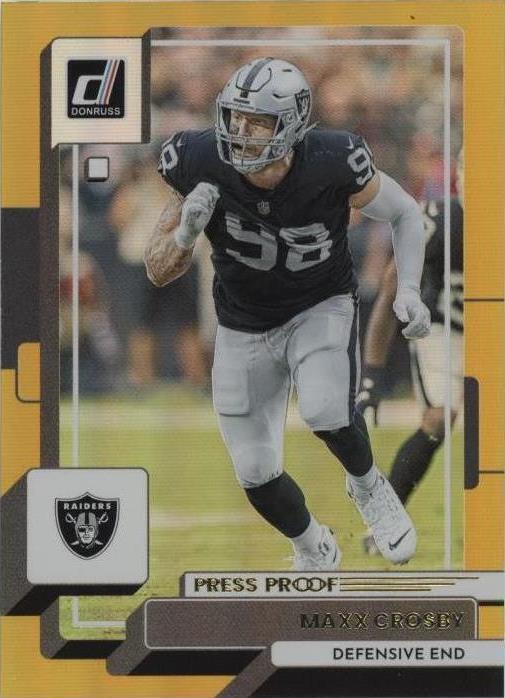 2022 Panini Donruss - Maxx Crosby #287 Press Proof Premium for sale ...