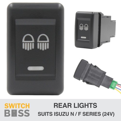 REAR LIGHTS Push Switch to suit ISUZU TRUCK N Series F Series 24v NPR ...