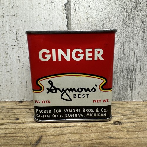 Vintage Symons Best Spice Tin - Ginger - Simone Bros Jackson MI ...
