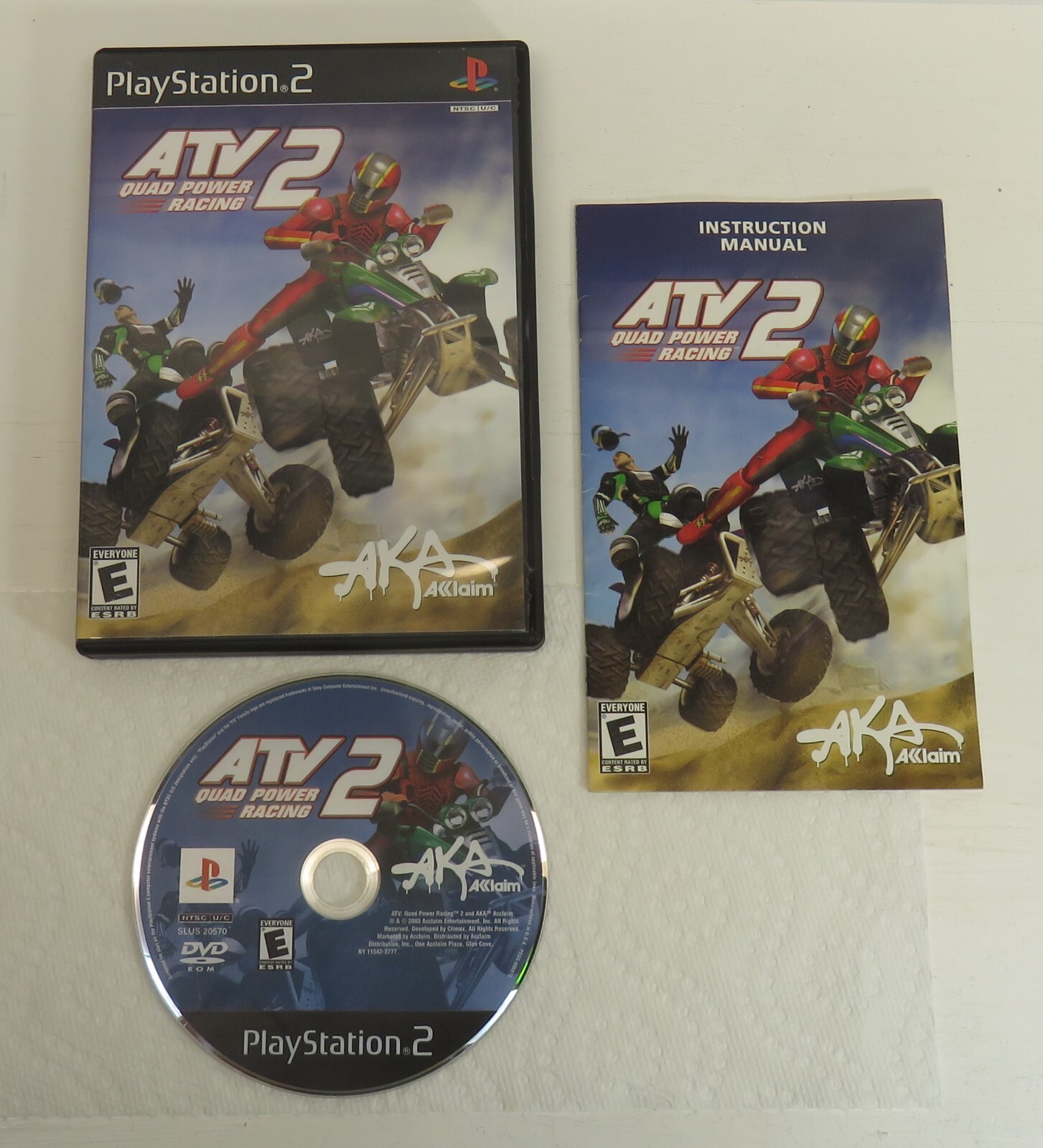 ATV Quad Power Racing 2 for the Playstation 2 PS2 - Complete w/ Manual ...
