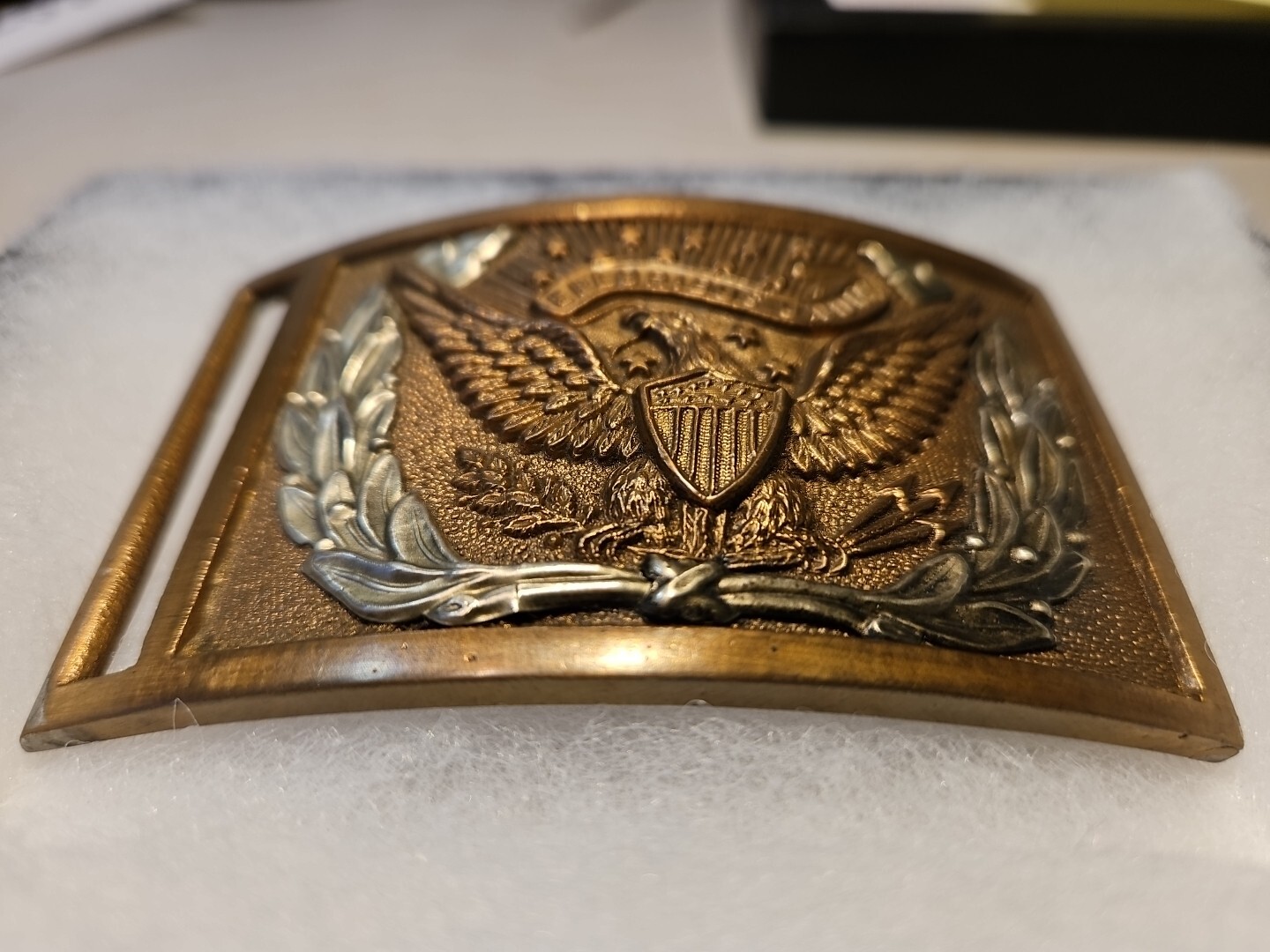 Rare US M1851 Civil War officers Sword Plate Belt Buckle Eagle Ames ...