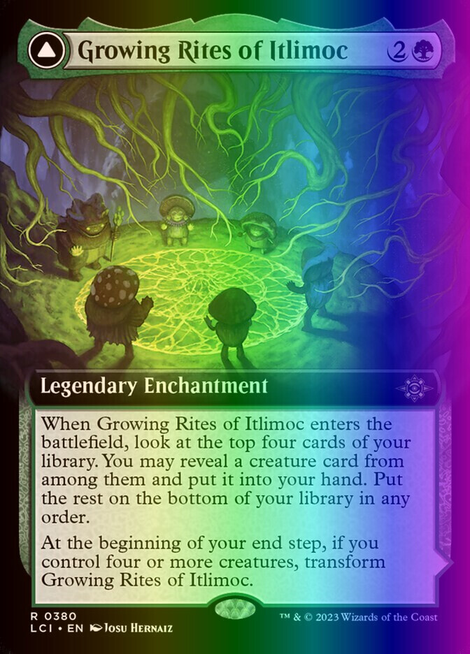MTG Growing Rites of Itlimoc (380/491) The Lost Caverns of Ixalan NM ...