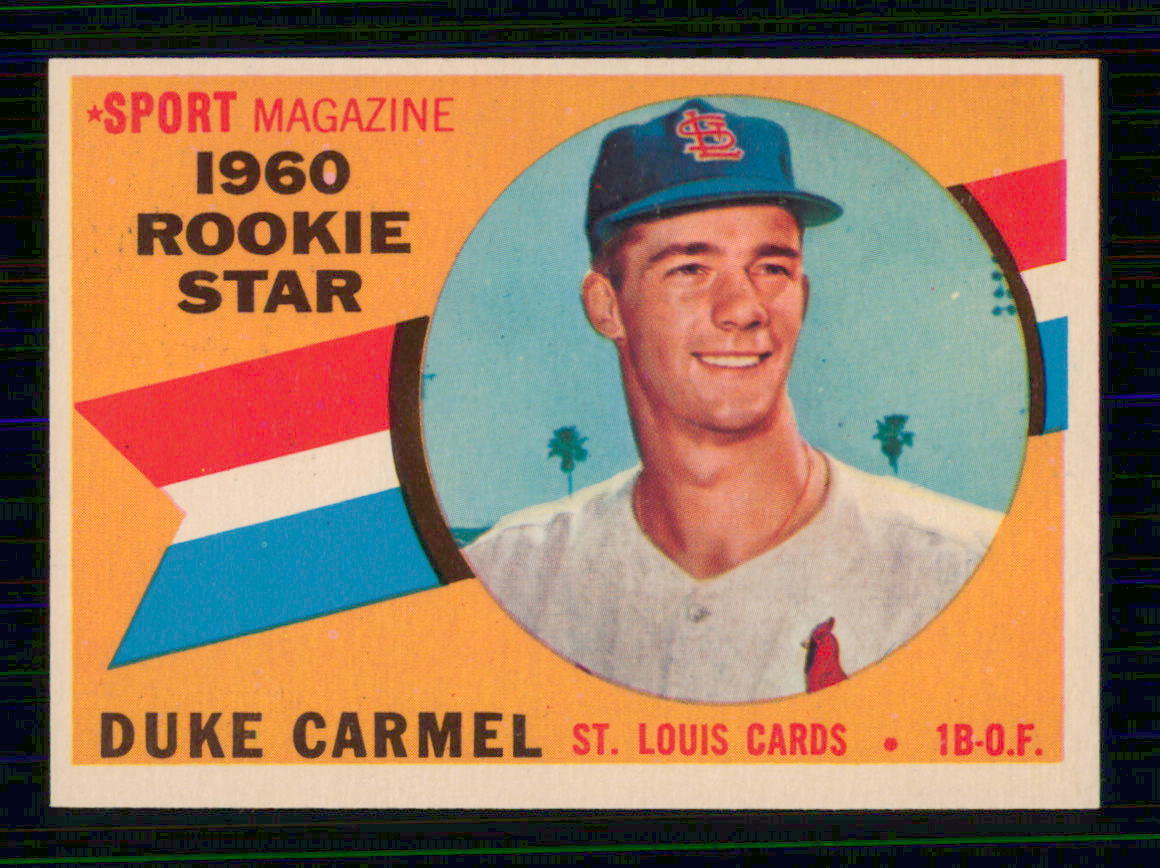 1960 TOPPS BASEBALL # 120 DUKE CARMEL 12360 | eBay
