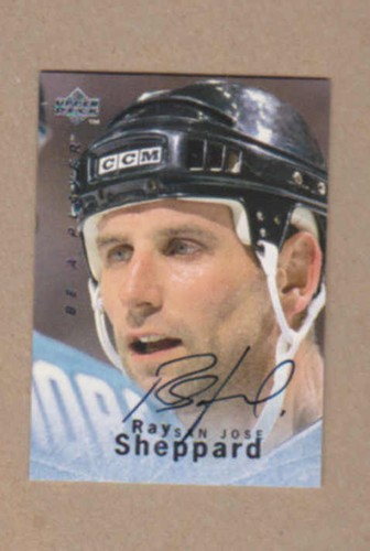 Ray Sheppard signed 1995-96 UD Be A Player certified card #S 60-San ...