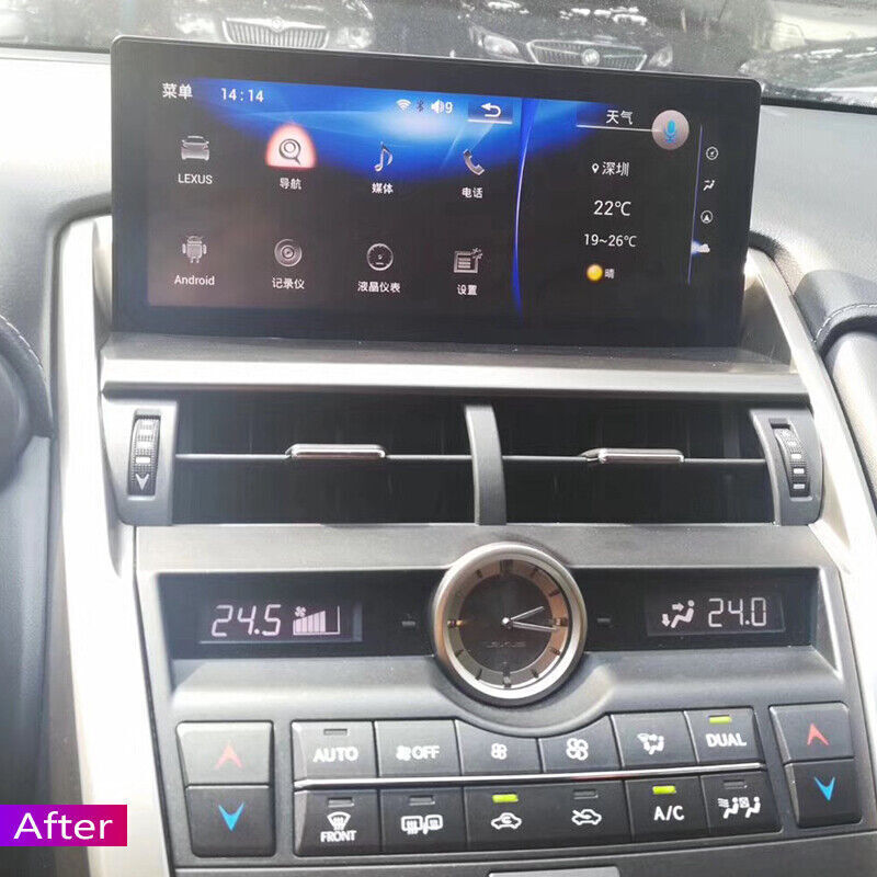 Fit For Lexus NX NX200t NX300 2013-2019 Carplay Android GPS Navigation ...