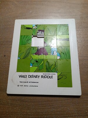 Puzzle Walt Disney Riddle Bernard Et Bianca Rare | eBay