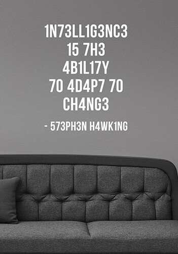 Stephen Hawking Inspirational Quote Wall Sticker Vinyl Decal Art Room ...