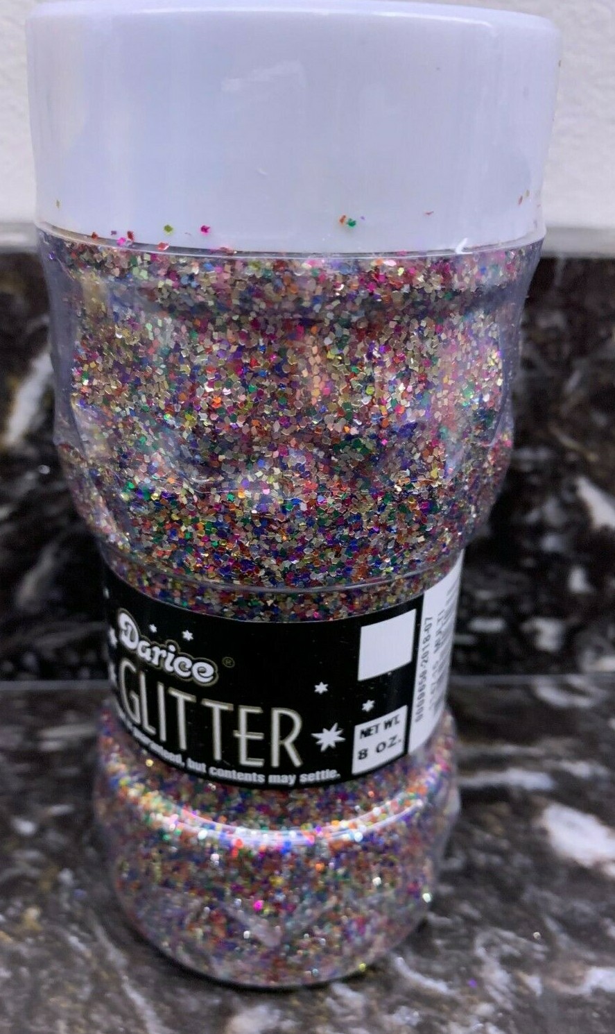 Darice Brand Fine Glitter 8 oz jar ea Red or Multicolor | eBay