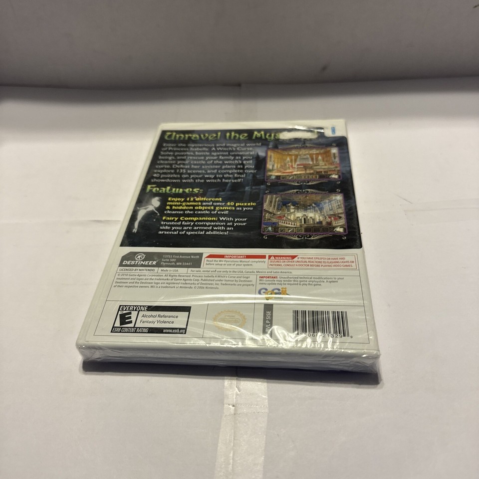 Princess Isabella: A Witch's Curse - Nintendo Wii 828068213299| eBay