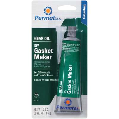 Permatex 81182 Gear Oil RTV Gasket Maker, 3 oz. | eBay
