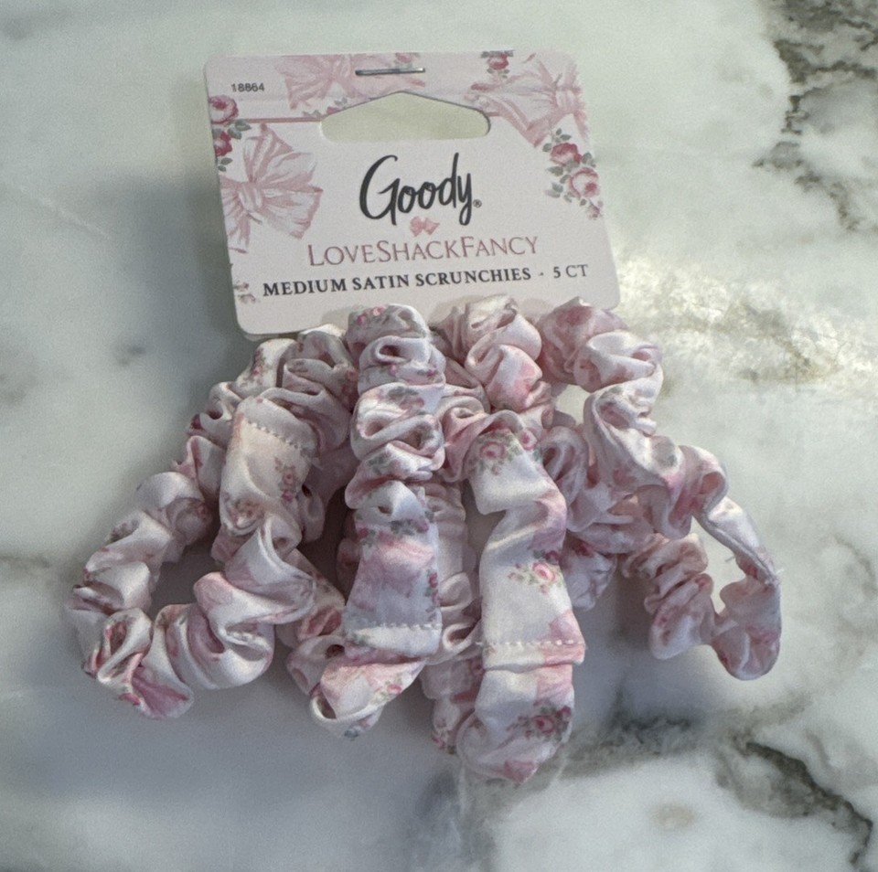 Goody X Love Shack Fancy Rosa Beaux Skinny Scrunchies 5ct - IN HAND ...