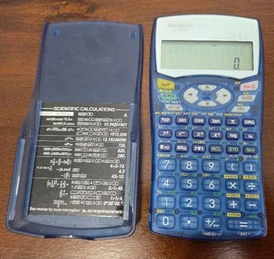Sharp EL-531-W DAL Scientific Calculator w/ New Batteries, Case ...