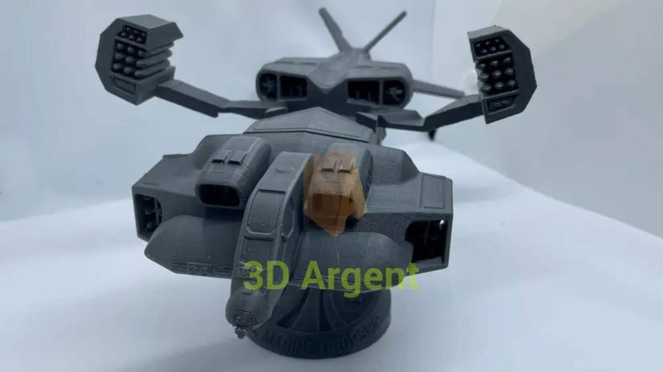 Aliens UD4L Dropship Colonial Marines Cheyenne 3d Printed Model Kit ...