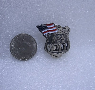 9/11 United States Flag New York Police Pin | eBay