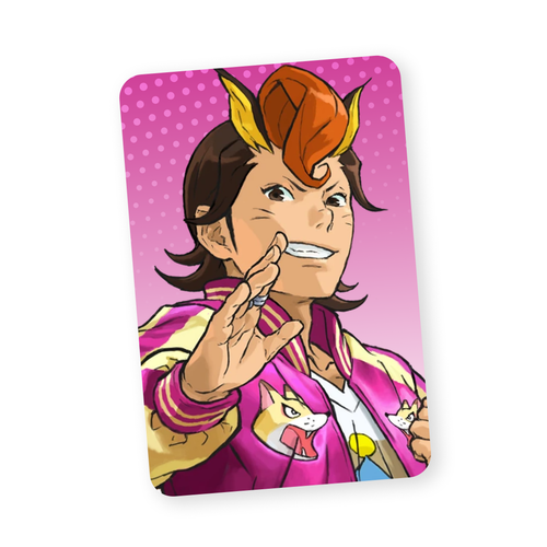 Ace Attorney Wocky Kitaki Photo Card Glossy Rounded 5.5cm x 8.5cm | eBay