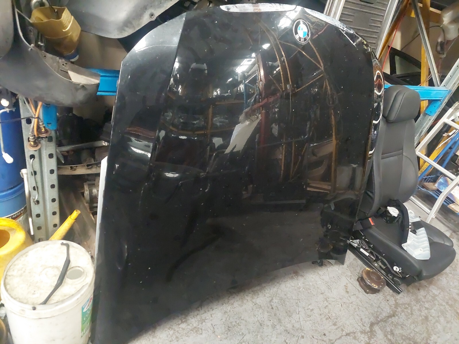 BMW E90 E91 PRE LCI SEDAN WAGON BONNET / HOOD BLACK SAPPHIRE 475 3/05 ...