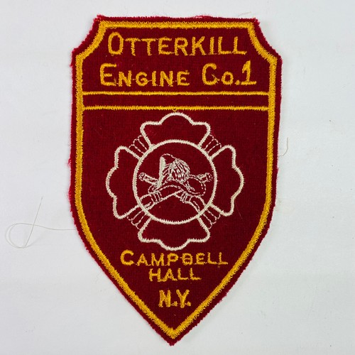 Otterkill Engine Co 1 Fire Campbell Hall New York NY Felt Patch D1 | eBay