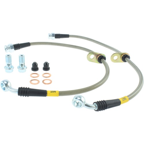 StopTech 950.40500 Rear Braided Brake Line for 94-01 Acura Integra / 92 ...