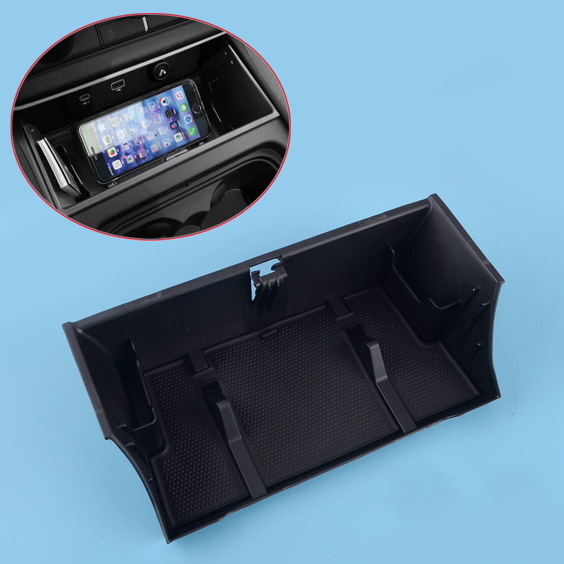Center Console Organizer Storage Box fit for Land Rover Defender L663 ...