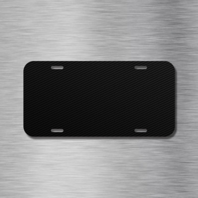 Blank Simulated Carbon Fiber Print Plate JDM Vehicle License Plate Auto ...