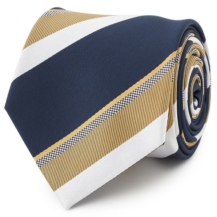 Jujutsu Kaisen Kento Nanami Tie Necktie Stripe Gold Navy Japan Limited ...