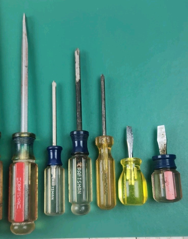 Vtg Lot of 15 Made in USA Screwdrivers and Nut drivers Flat & Phillips ...