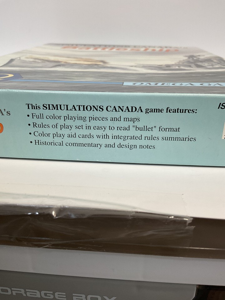 Vtg Simulations Canada Line of Battle Naval WWII Wargame Complete | eBay