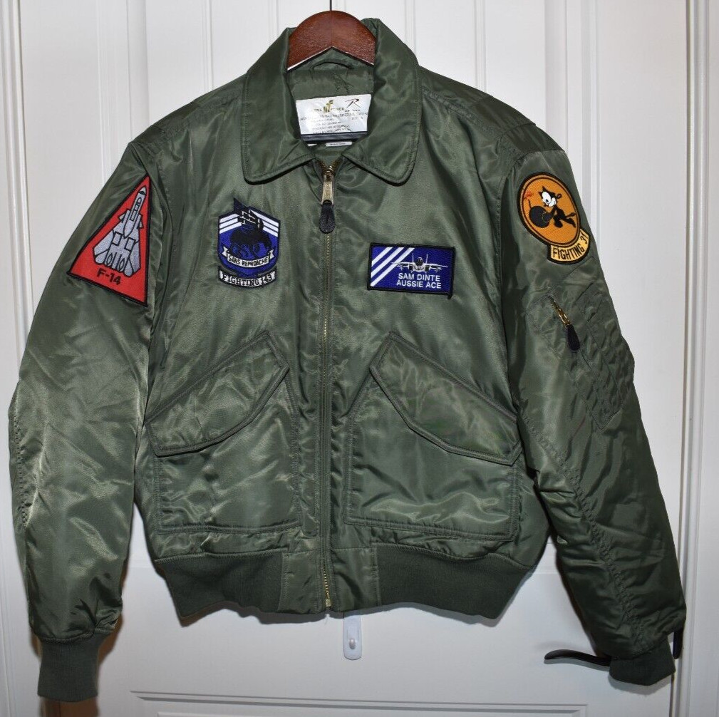 PILOT FLIGHT BOMBER JACKET USAF US AIR FORCE BY ULTRA… - Gem