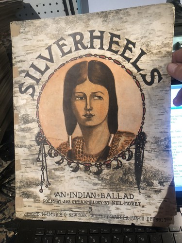 1905 Native American sheet music SILVER HEELS by Neil Moret | eBay