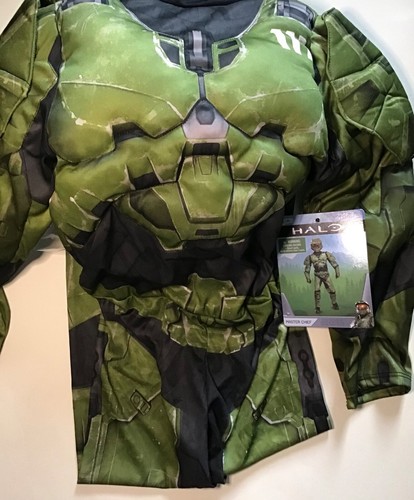 Disguise Halo Classic Master Chief Costume Boys Halloween Size Small 4 ...