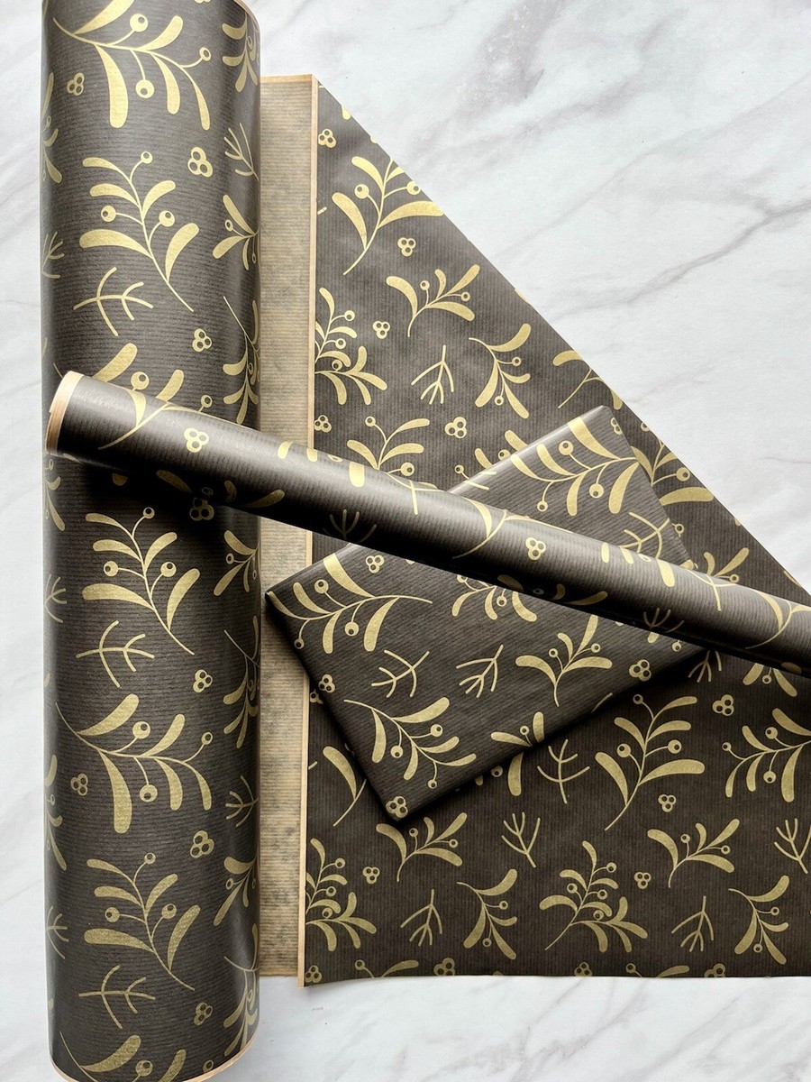 Gold Foil Wrapping Paper Rolls Assorted Gold Foil Wrapping Paper 70cm