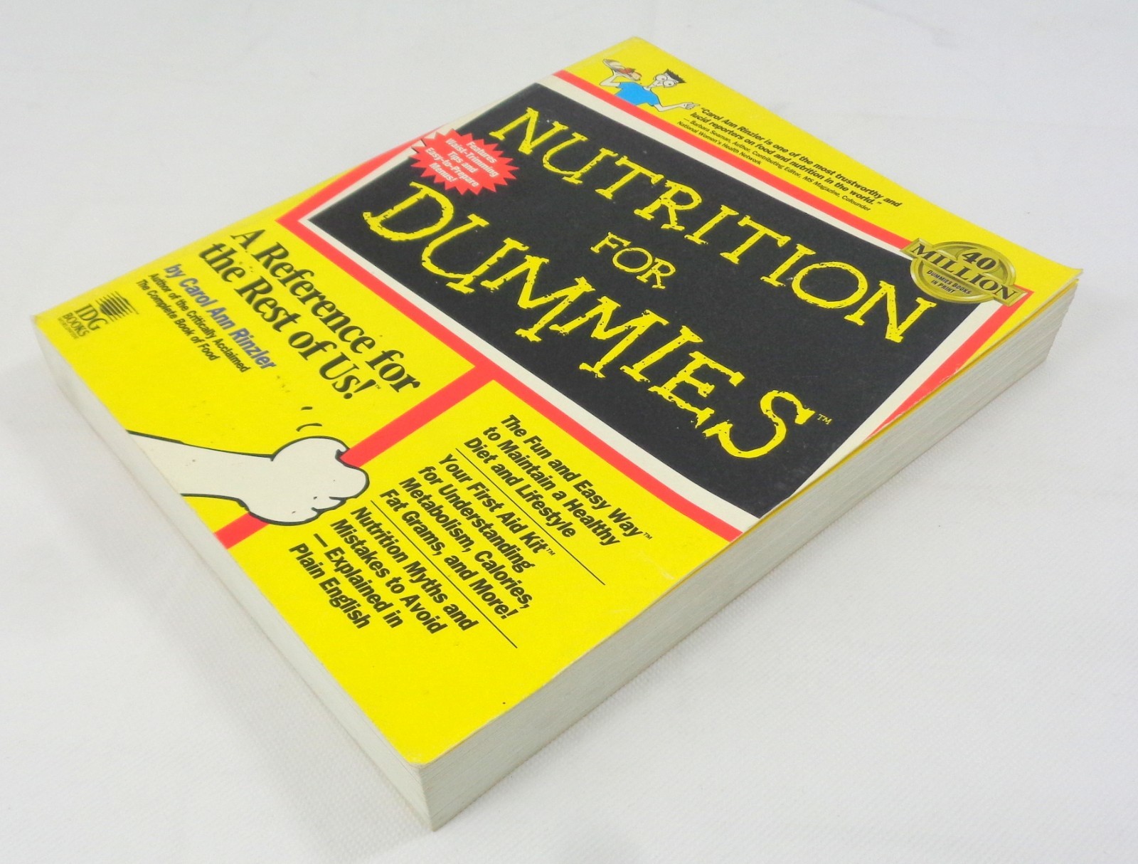 Nutrition for Dummies by Rinzler (Paperback, 1997) 9780764550324| eBay