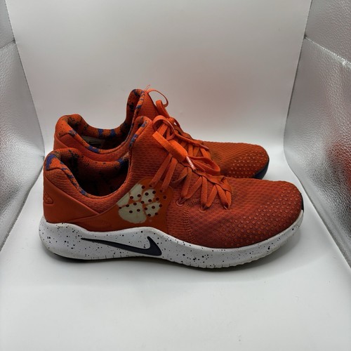 Nike Clemson Tigers Shoes Mens 11 Orange Free TR8 Training Sneaker ...